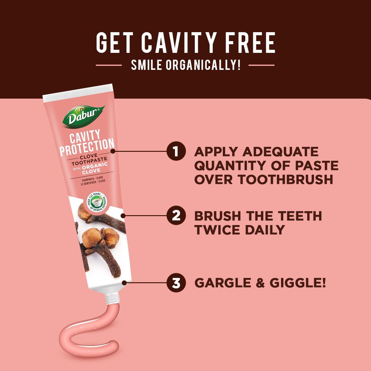 Dabur Cavity Protection Clove Toothpaste 100ml – Afro Hair Boutique