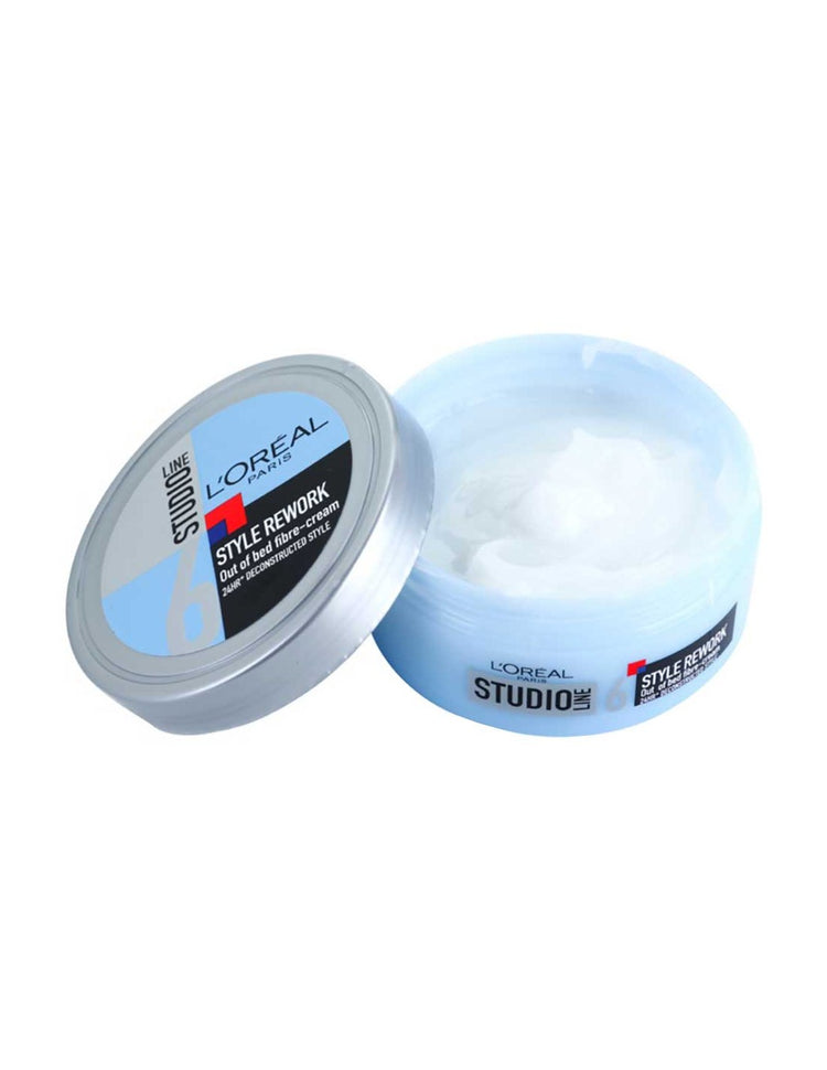 Loreal Studio Style Rework Out Of Bed Fibre Cream – Afro Hair Boutique