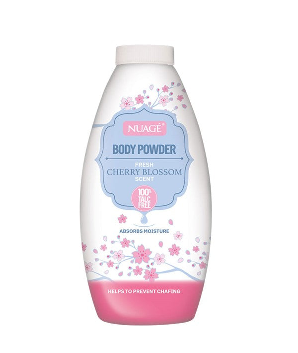Nuage Body Powder Fresh Cherry Blossom Scent 250g – Afro Hair Boutique