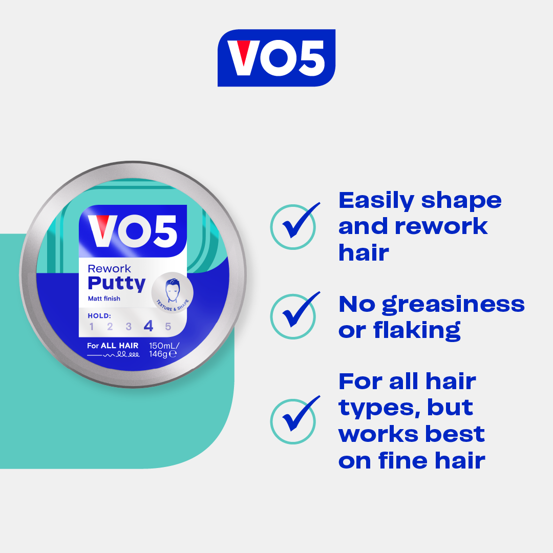 VO5 Matt Finish Rework Putty Rework Hold – Afro Hair Boutique