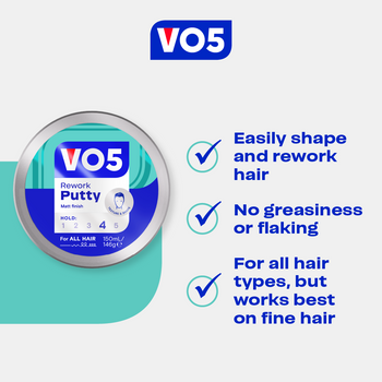 VO5 Matt Finish Rework Putty Rework Hold – Afro Hair Boutique