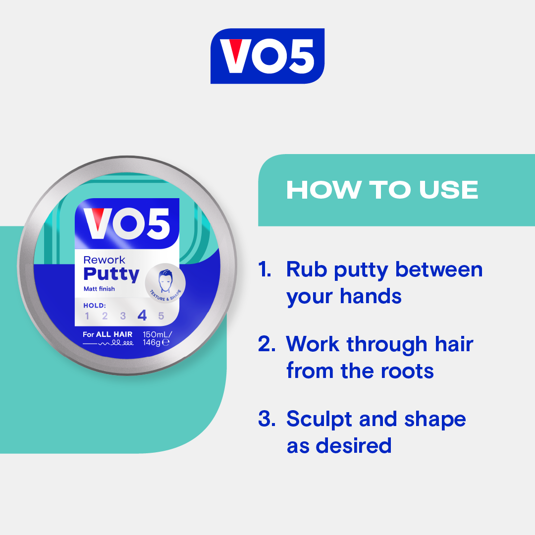 VO5 Matt Finish Rework Putty Rework Hold – Afro Hair Boutique