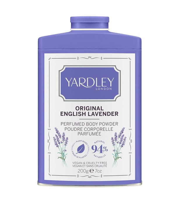 Yardley Original English Lavender Perfumed Body Powder 200g – Afro Hair ...