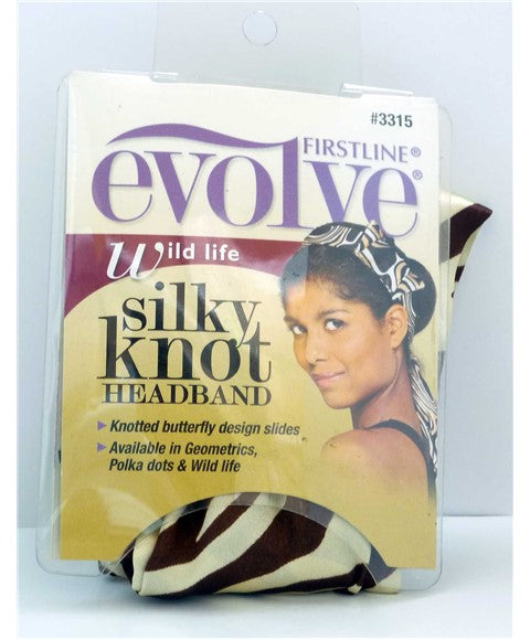 FirstLine Manufacturing Evolve Wild Life Silky Knot Headband – Afro ...