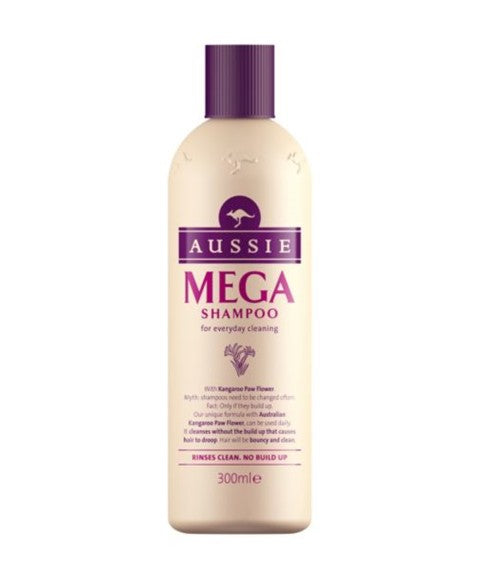 Aussie Mega Shampoo Blue Mountain Eucalyptus 300ml – Afro Hair Boutique